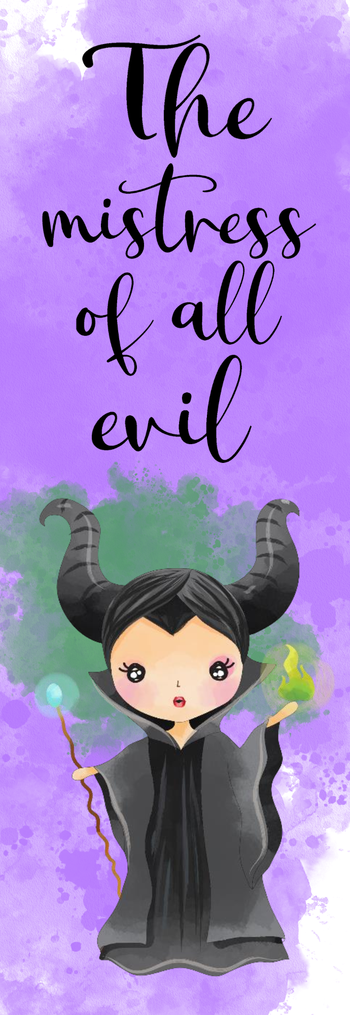 Mistress of All Evil Bookmark – A Cheep Tee / Peoria Book Rack